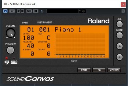 Roland SOUND Canvas VA インストール | Harmonic-Sound